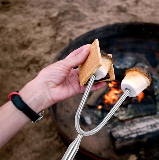 Marshmallow Spiezen - Wafelvork - Set van 3 - BBQ Spiezen ...