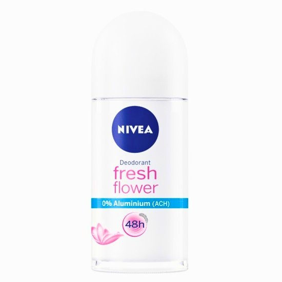 Nivea - Deo Roller - Fresh Flower - 48 Uur Lang Werkend - 50 ml - Voordeelverpakking -... | bol