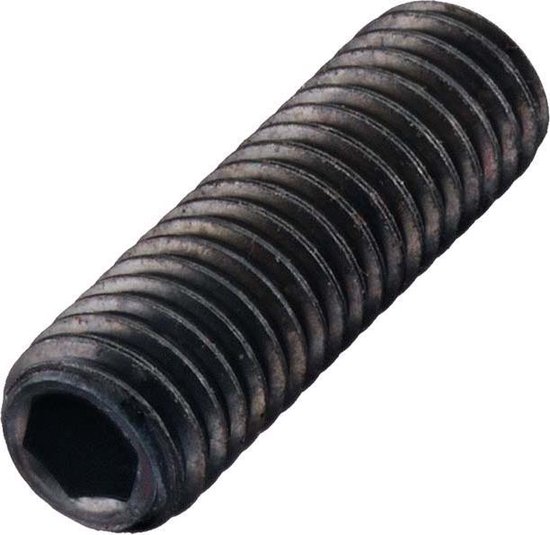 Stelschroef Din916 45H M6X20Mm Zwart - 200 stuks | bol