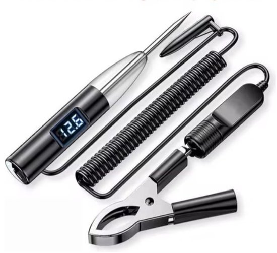 Digitale Spanningsmeter met LED Display – Spanningsdetector voor Auto ...
