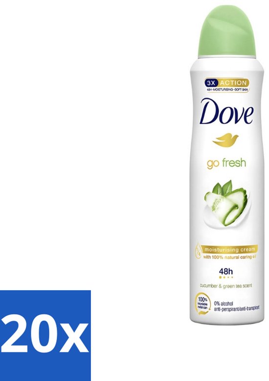 Dove - Deodorant - Go Fresh Cucumber & Green Tea - Frisse en kalmerende ...