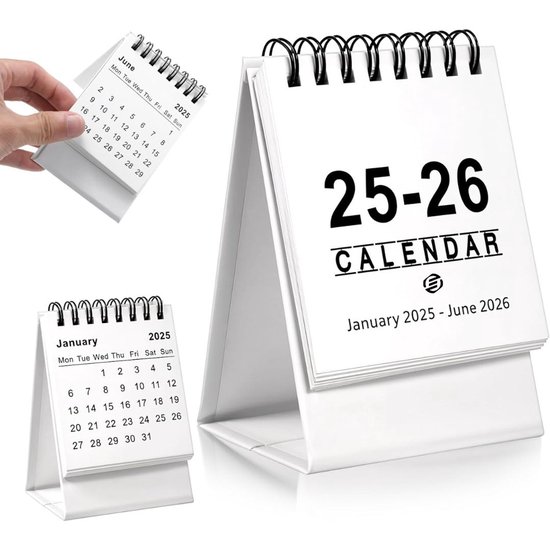 Bureau Kalender 2025 - Bureaukalender 2025 Staand - Bureau Kalender ...