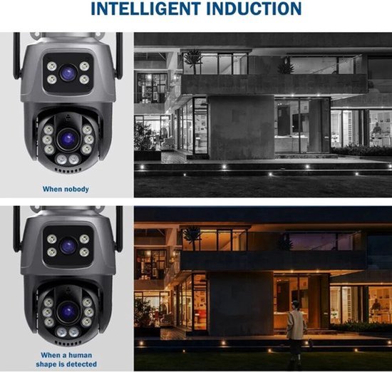 SkyVision 360 Pro DualSense – 360° Slimme Beveiligingscamera met ...