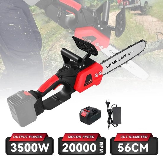 Elektrische Kettingzaag - Snoeizaag - Handzaag - Kettingzaag Accu - 12 ...