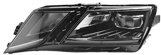 KOPLAMP VOOR SKODA OCTAVIA 2013-2017 5E1941015D | bol