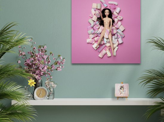 Kunsttegeltje - Maik de Boer - Rose Artwork 009 - Met Houten Ezeltje | bol