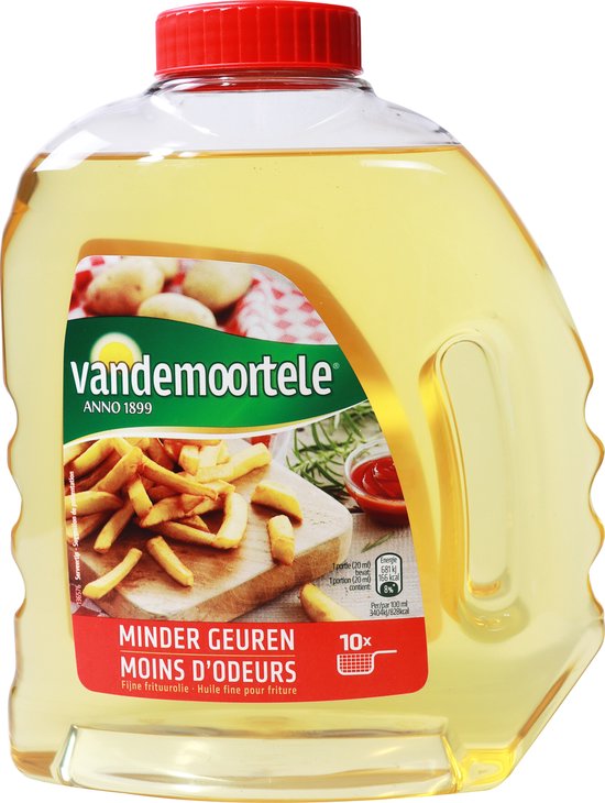 Vandemoortele frituurolie - minder geuren plantaardig aroma - 2L | bol
