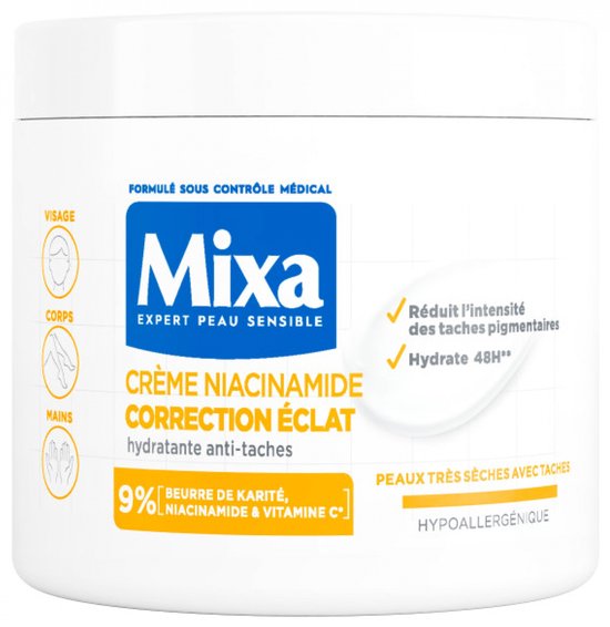Mixa Niacinamide Radiance Correctiecrème 400 ml | bol