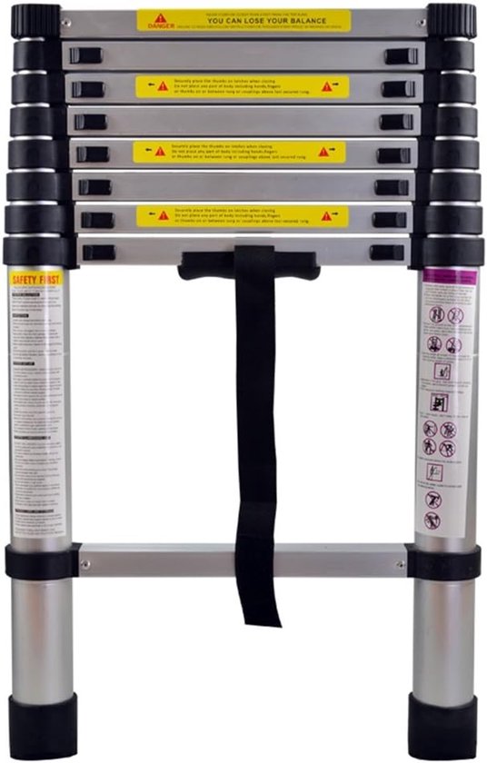 Telescopische Ladder - Telescopische Vouwladder - Werkhoogte ...