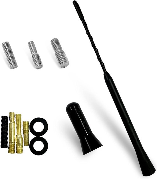 23 cm autoantenne met 35 cm zwarte antennedecoratie - FM/AM-auto ...