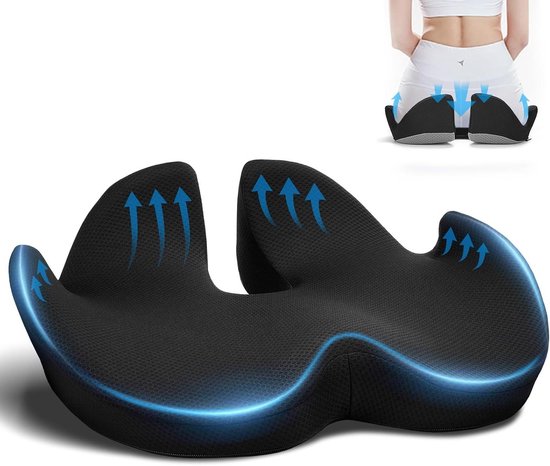 Orthopedisch ergonomisch zitkussen voor bureaustoel met drukontlasting ...