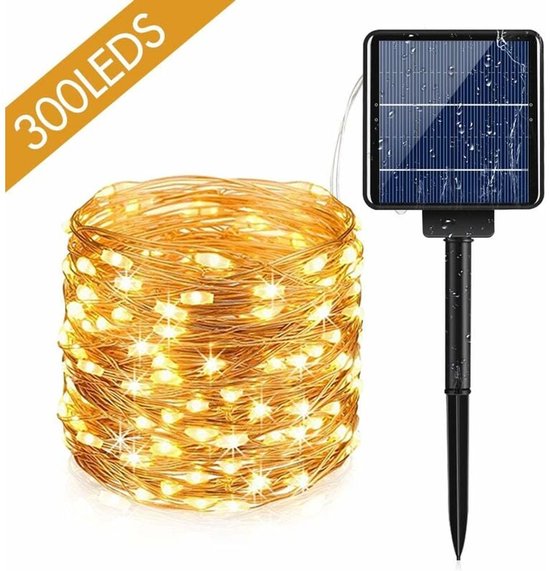 Solar Lichtsnoer - Tuinverlichting op zonne-energie - Lichtsnoeren ...