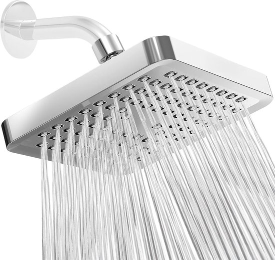 Douchekop - Vaste douchekop - 15CM hogedrukdouchekop - 360° verstelbare ...