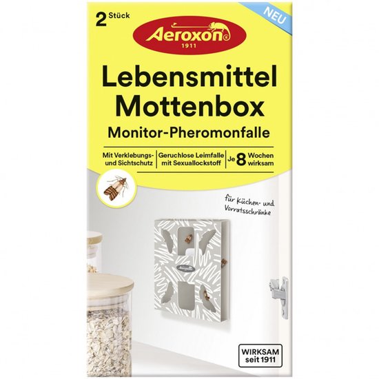 Aeroxon Voedselmottendoos Meelmotten Levensmiddelen mottenval | bol