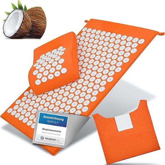Spijkermat - Ontspannend en Therapeutisch - Voor Rug, Nek en Schouders ...