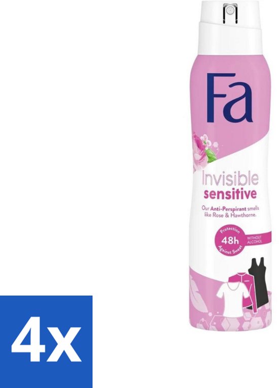 Fa - Deodorant Spray - Invisible Sensitive - Anti-transpirant ...