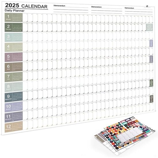 Bureau Kalender 2025 - Bureaukalender 2025 Staand - Bureau Kalender ...