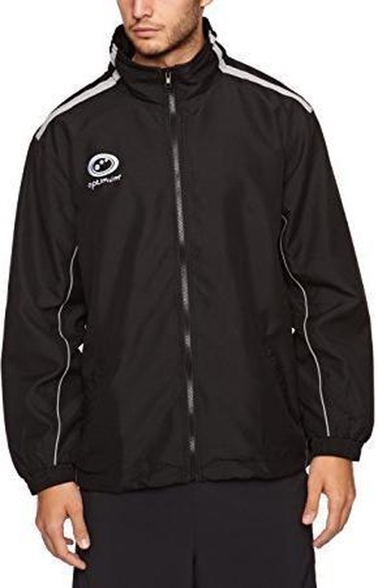Optimum Rugby Trainingsjack zwart Zwart - 164 | bol.com