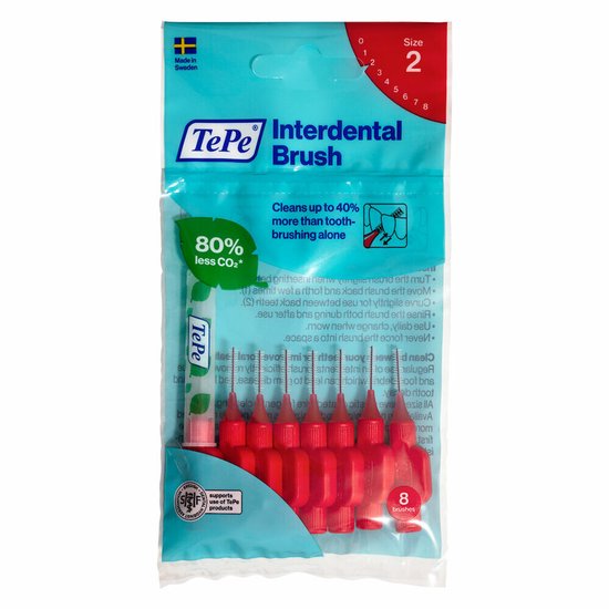 3x TePe Interdentale Ragers Original 0,5 mm Rood 8 stuks | bol