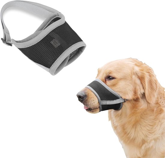 Small, Medium, and Large Dog Muzzle for Barking and Chewing ...