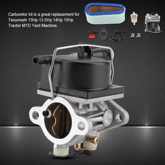 Luchtbrandstoffilter Carb Kit voor Tecumseh OHV125 OHV130 OHV135 ...