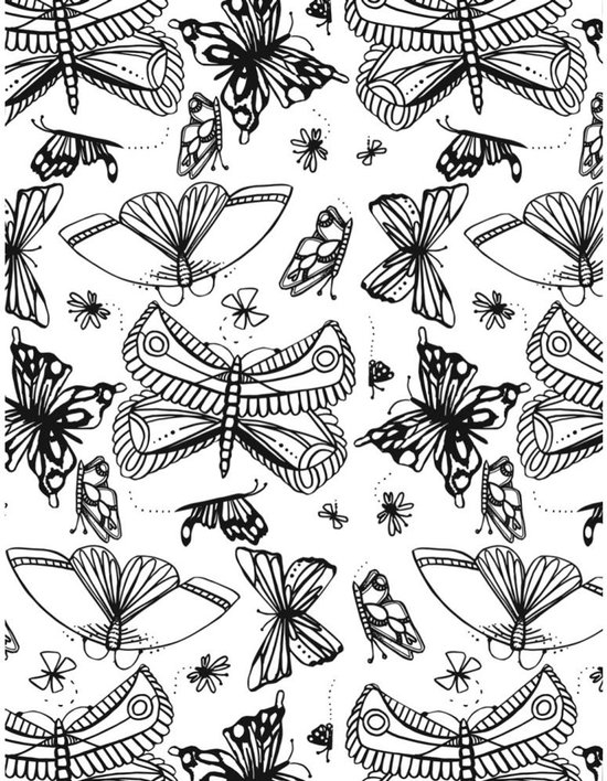 Krimpie dinkie krimpfolie artist serie Butterflies (2 + 2 vel) | bol