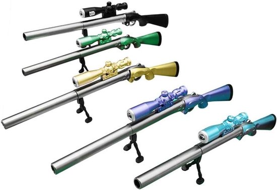 Creatieve Geweer Stijl Luminescentie Gel Pen - Kantoorbenodigdheden ...