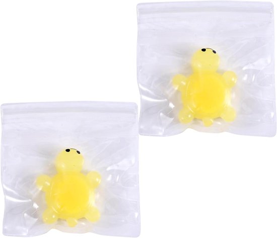 2st Glow in the Dark Turtle Squeeze Toy Kawaii Stress Fidget Squishy ...