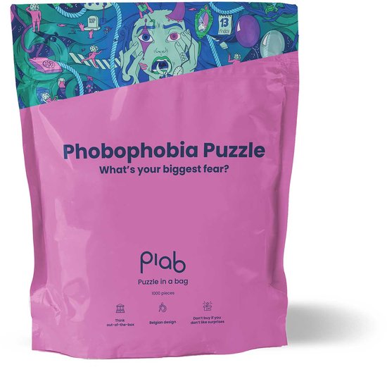 Puzzle in a Bag - Halloween Puzzel 1000 Stukjes - Phobophobia Puzzel voor Volwassenen... | bol