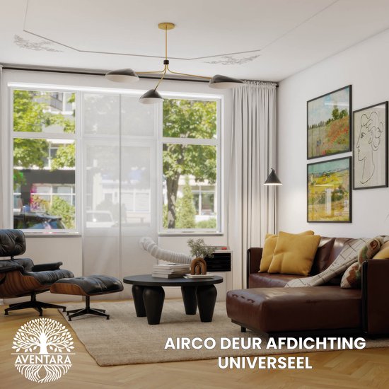 Universele Airco Deur Afdichtkit – Breedte 93 cm – Geschikt voor Deuren ...