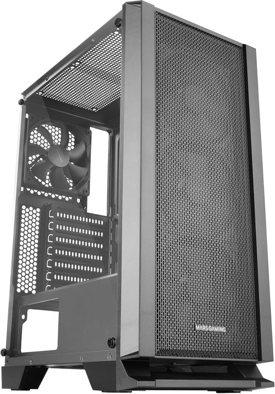 ATX PC Behuizing met Gehard Glas en 4 Stille Fans - Geschikt voor ...