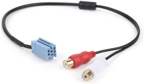 8 Pin Car RCA Adapter - Mini ISO RCA Cable for Wiring Car Stereo Line ...