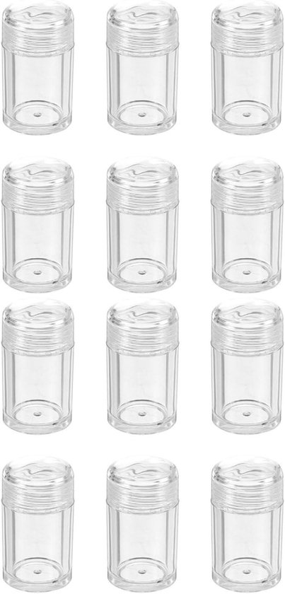 Losse Cosmetische Zeef Potten - 12 StuksLege Lippenstift Buizen - 12 ...