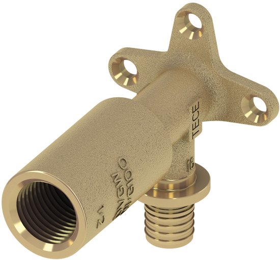 TECEflex wandschijf lang, afm. 16x1/2\, silicium brons, 708614 | bol