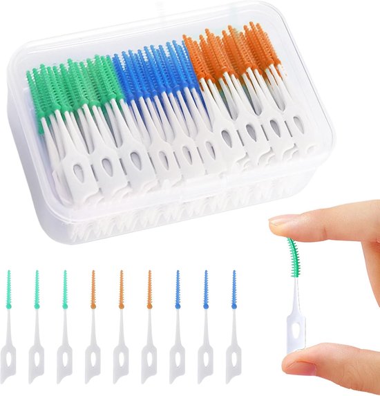 Interdental Brush - Siliconen Floss Toothpick - Zachte Gum - 210 stuks ...