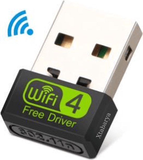 Xtabarya USB Wireless WiFi Adapter - 150Mbps - Driver Free - Windows | bol