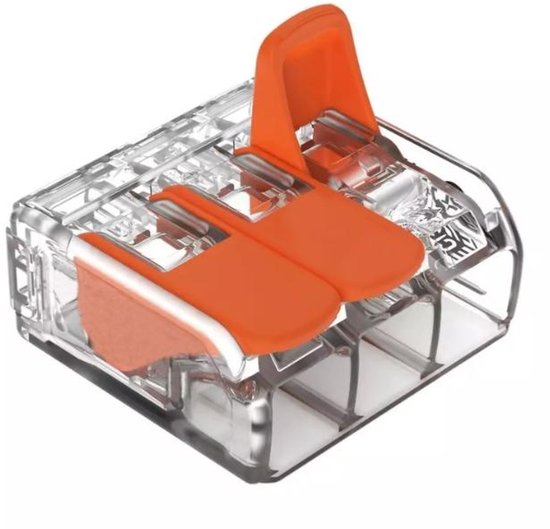 Borne de raccordement à levier 3 entrées (Pack de 20) | bol