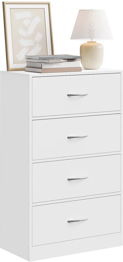 Betaalbare Goederen® ladekast - wit - ladenkastje - ladekast plastic ...