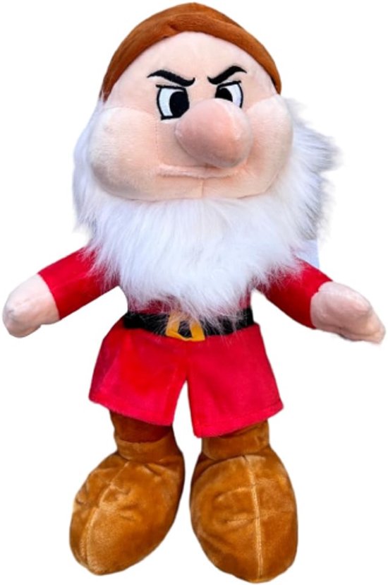 Grumpy - Sneeuwwitje en de Zeven Dwergen Pluche Knuffel 36 cm ...