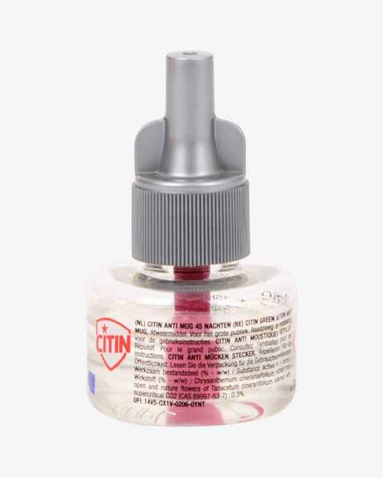 2x CITIN anti-muggenstekker Navulling - 18ml pt-19 - anti muggen | bol