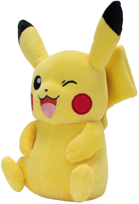 Jazwares Pokémon Knuffel Figure Pikachu Winking 30 cm Knuffeles | bol