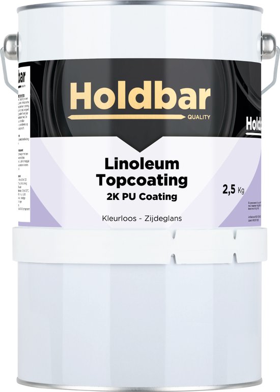 Holdbar Linoleum Topcoating Zijdeglans 2,5 Kg - Vloerverf Glashelder ...