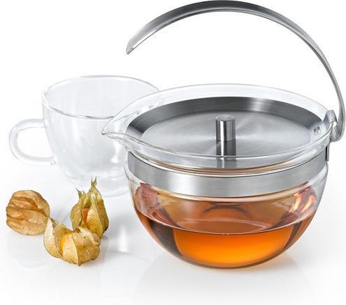 AdHoc Vetro Theepot - 1.2 l - Glas | bol.com