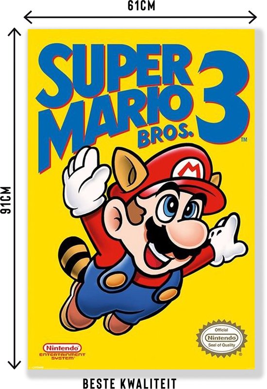 Super Mario Bros - Nintendo - 61 × 91.5 cm - Poster | bol
