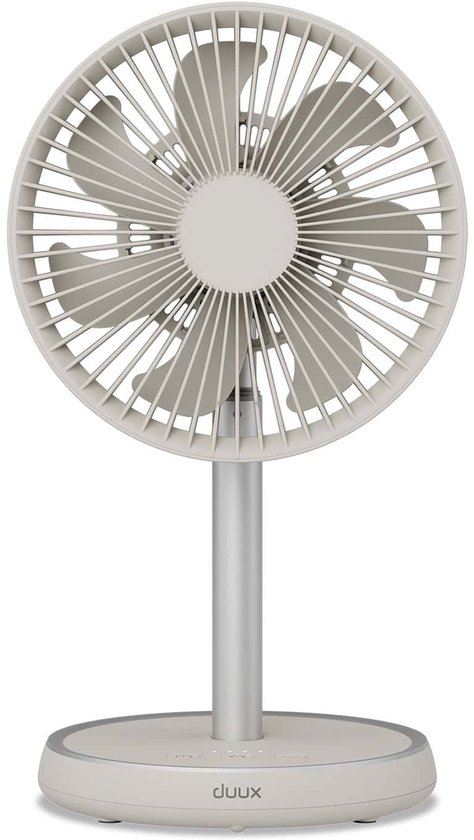 Duux Rize - Tafelventilator - Draadloze Draagbare Ventilator - Greige | bol