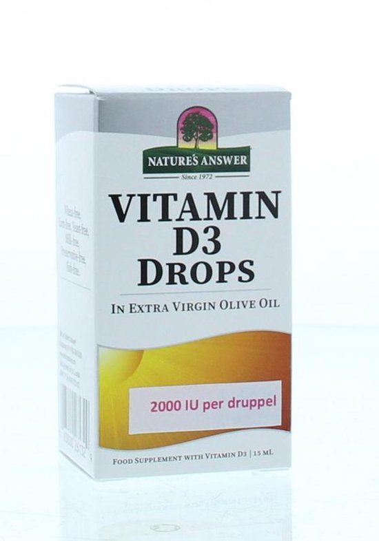 Vitamine D3 Druppels 2000 IU (15 ml) - Nature's Answer | bol