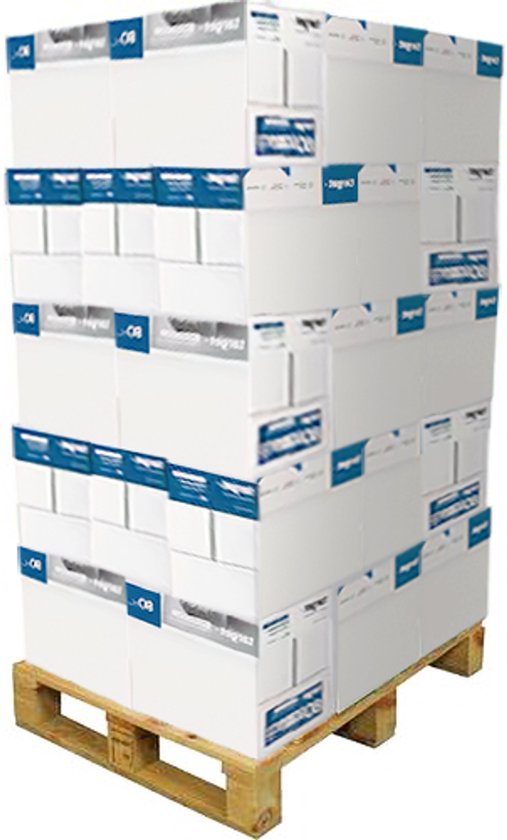 A4 Papier op Pallet - Pallet Printpapier - 80 gr/m2 - wit papier - 100. ...
