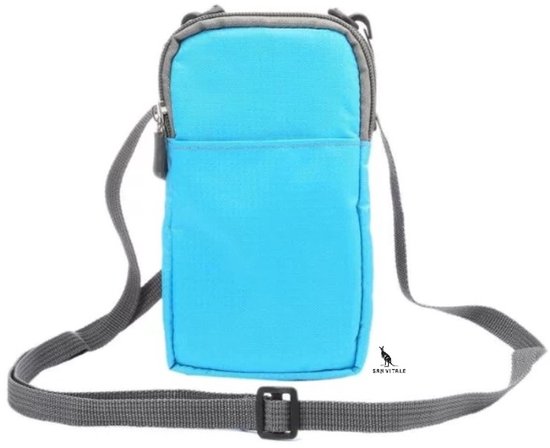 San Vitale® - Telefoon tasje - Vaderdag Cadeau - Heuptas - Wandel/Sport ...