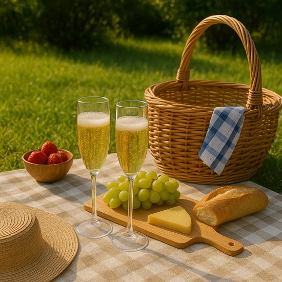 OTIX Kunststof Champagneglazen - 12 Stuks - Champagne - Flute - Strand ...