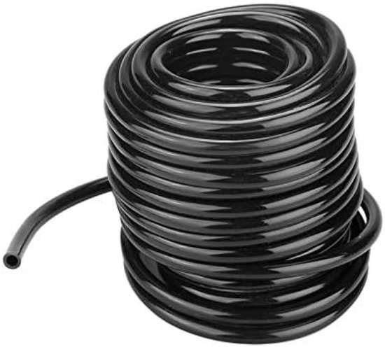PolkaHome 4mm Irrigatieslang, Zwarte PVC Waterleiding voor Tuin, Gazon ...